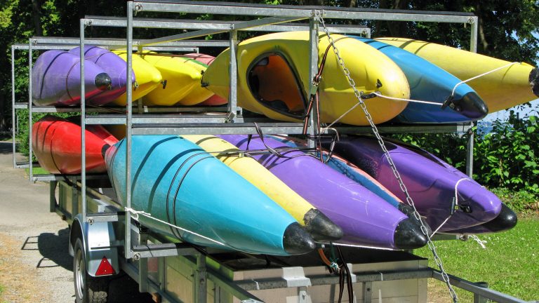 How Do You Transport Two Kayaks Without a Roof Rack?